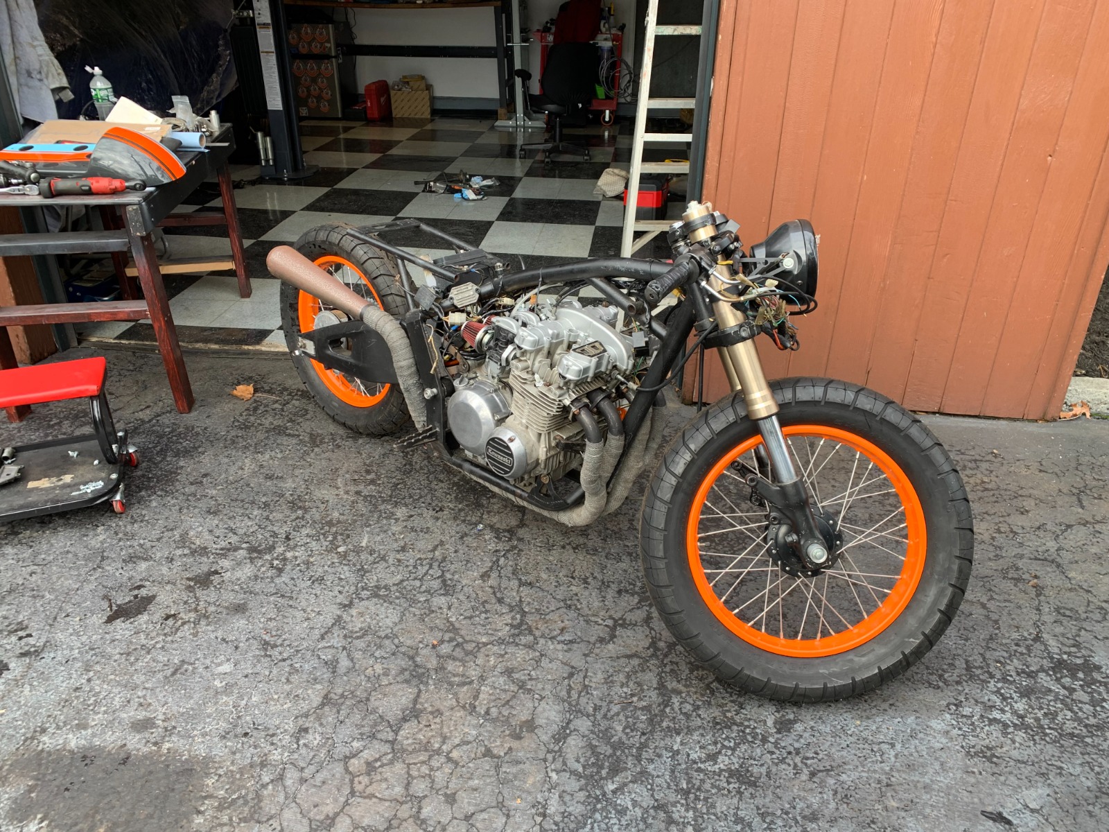 Information on This Custom Cafe Racer Frame - KZRider Forum - KZRider, KZ, Z1 & Z Motorcycle ...