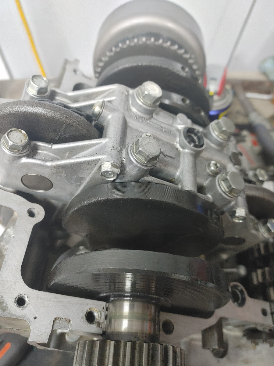 1978 Kz400b Rebuild Resistants In Crankshaft At The Top Of Stroke